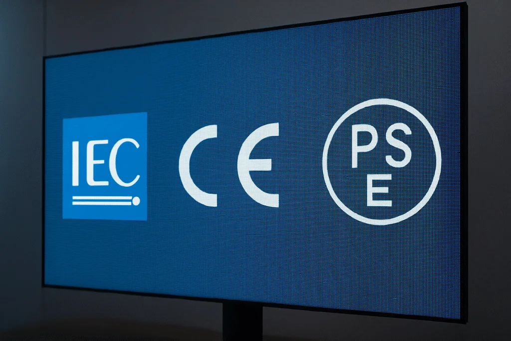 国際基準から見るLEDビジョンの安全・性能比較（IEC・CEなど） - 東京・札幌のデジタルサイネージなら業界最安値・5年保証のCRYSTAL ...